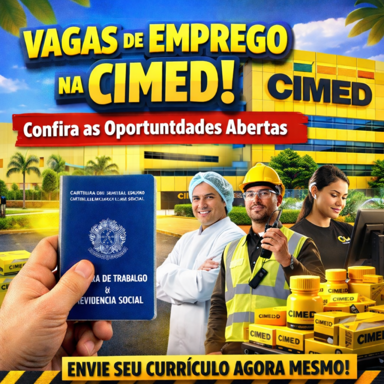 Vagas de Emprego na Cimed: Confira as Oportunidades Abertas em Março de ...